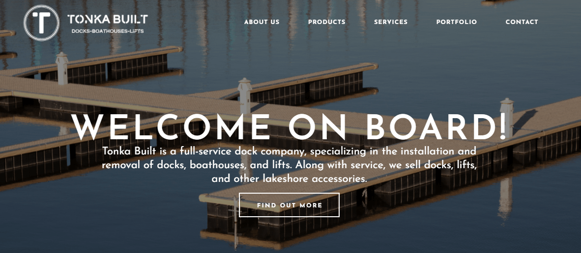 Full Service Dock Company in Lake Minnetonka | Tonka Built